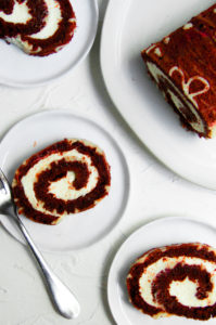 Red Velvet Roll Cake (+ Roll Cake Art Tutorial) - Dishing with Delaney