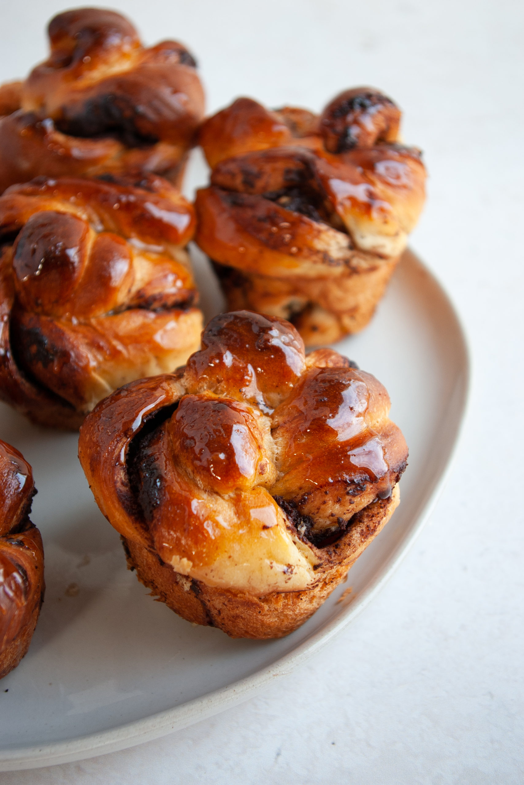 Chocolate Orange Buns - Dishing with Delaney