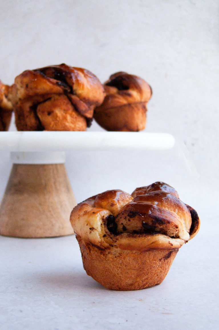 Chocolate Orange Buns - Dishing with Delaney