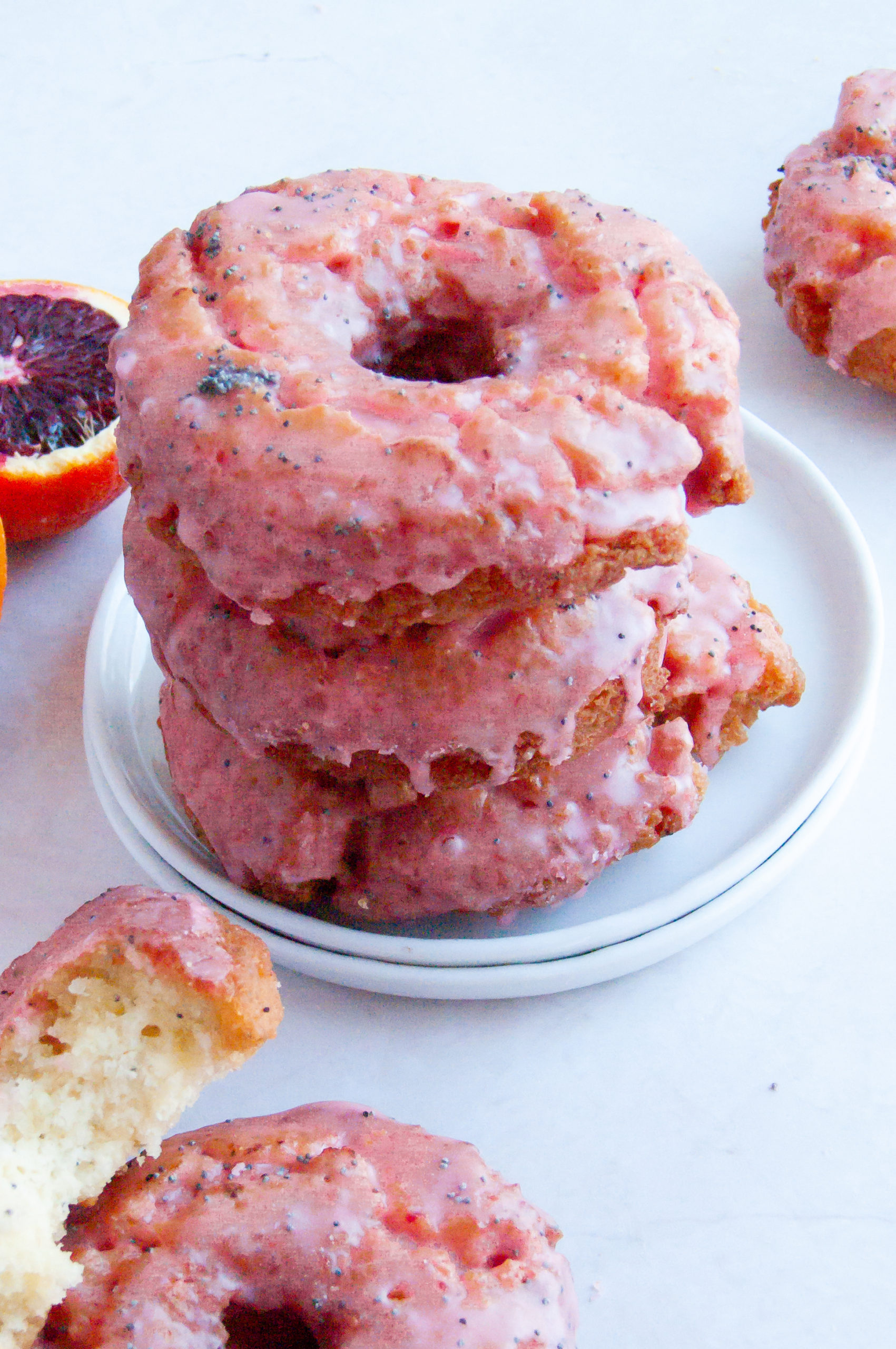 Blood Orange Doughnuts - Dishing with Delaney